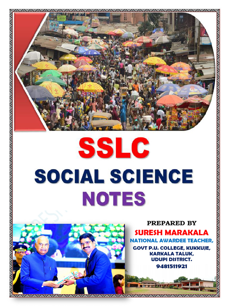 SSLC Social (English Medium) Notes Part-1 | PDF