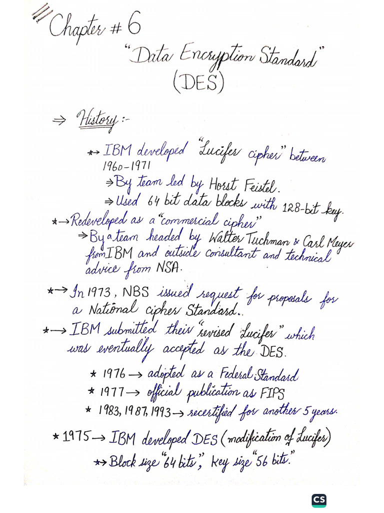 Cryptography Chapter #6 Complete | PDF