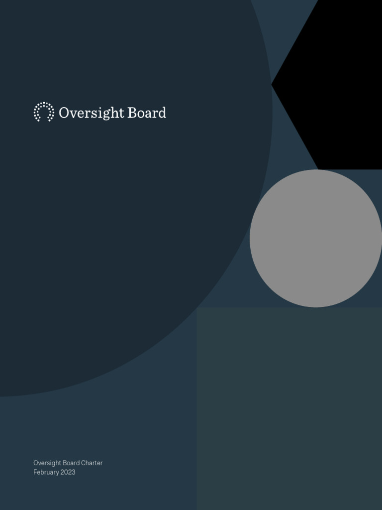 Oversight Board Charter Overview | PDF | Limited Liability Company ...