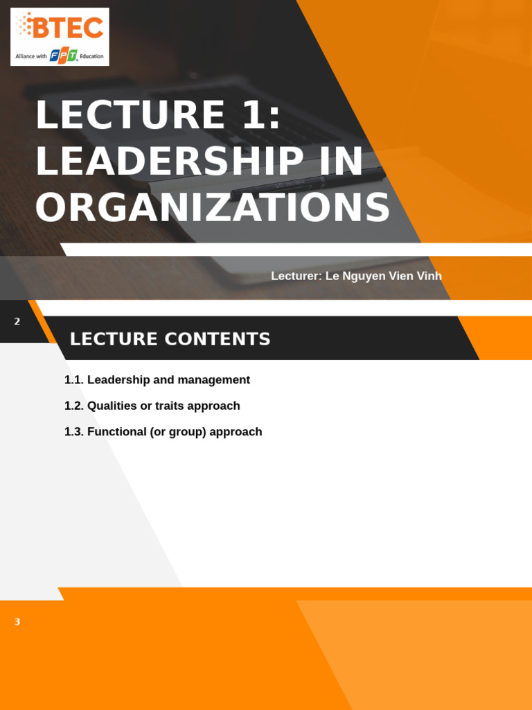 LM Lecture 1 - Leadership in Organizations | PDF | Leadership | Liberal ...
