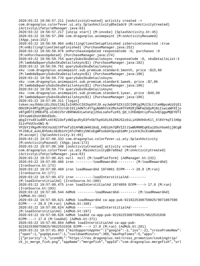 App Activity and Ad Management Logs | PDF | Computer Programming | Computing