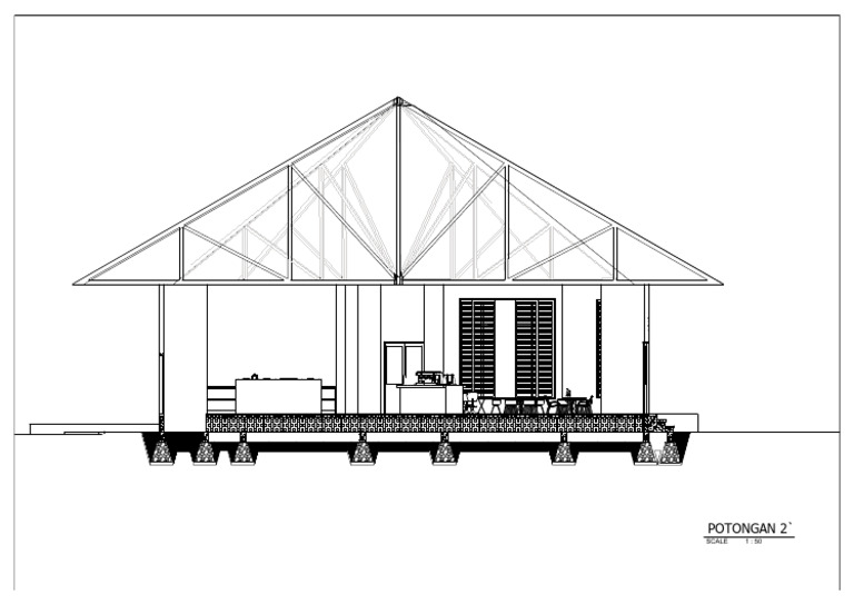 Potongan 2': Scale 1: 50 | PDF