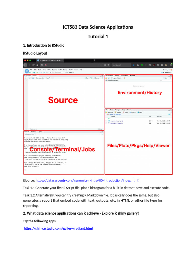 Tutorial 1 - Questions | PDF