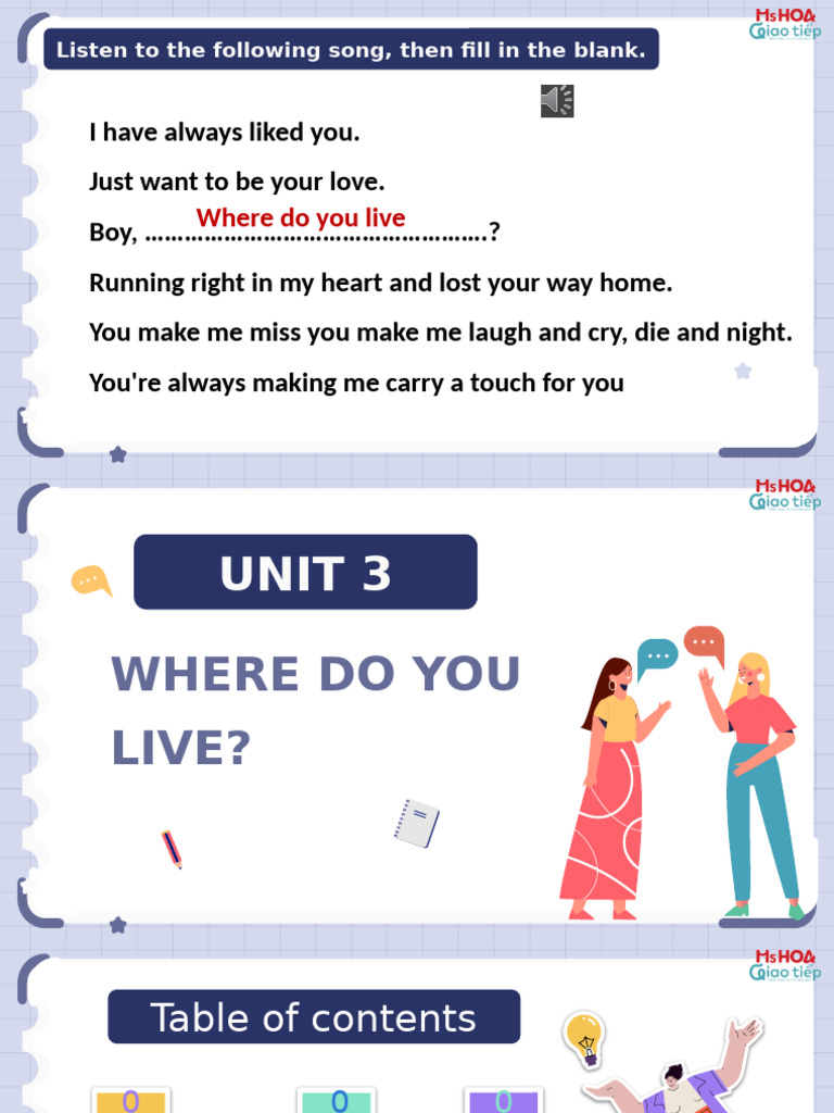 Vocabulary and Pronunciation: Where You Live | PDF | Military Of ...