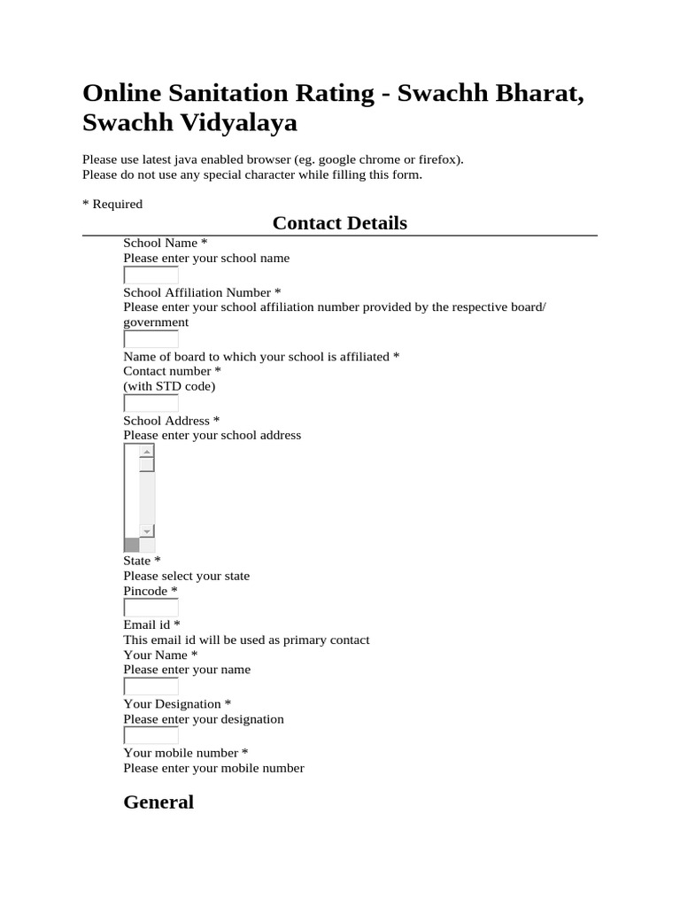 Online Sanitation Rating | PDF | Toilet | Wash
