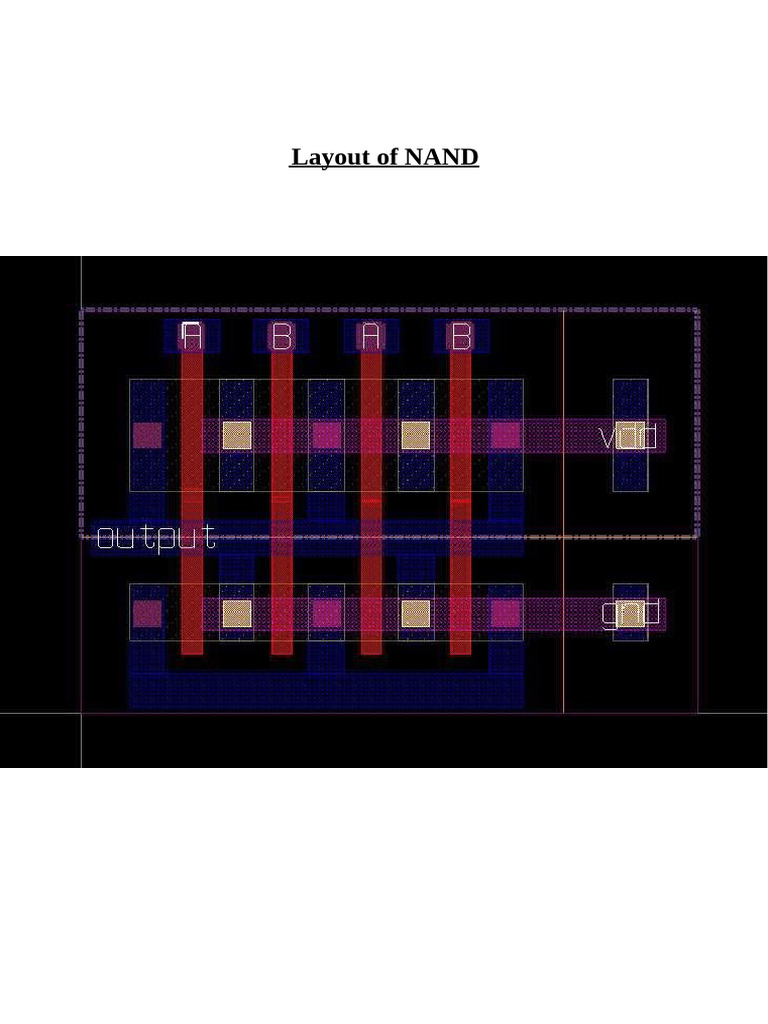 Layout of NOR and NAND | PDF