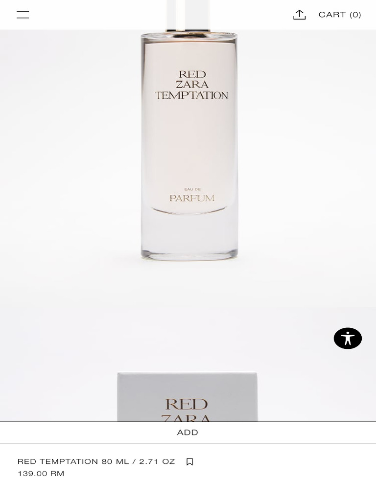 RED TEMPTATION 80 ML 2.71 Oz - Tinted Leather ZARA Malaysia | PDF