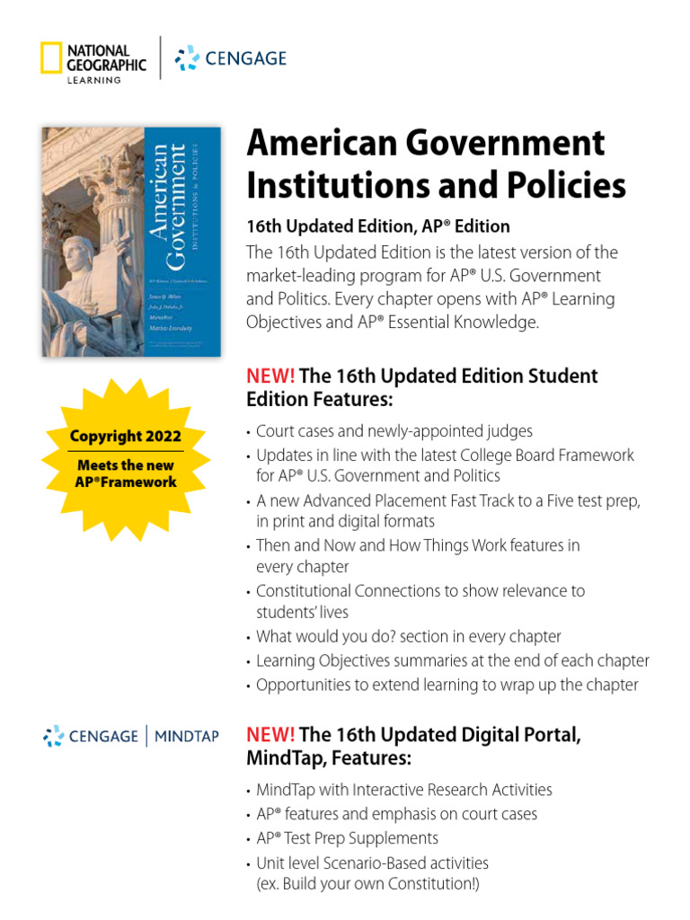 American Government Institutions and Policies | PDF | Justice | Crime ...