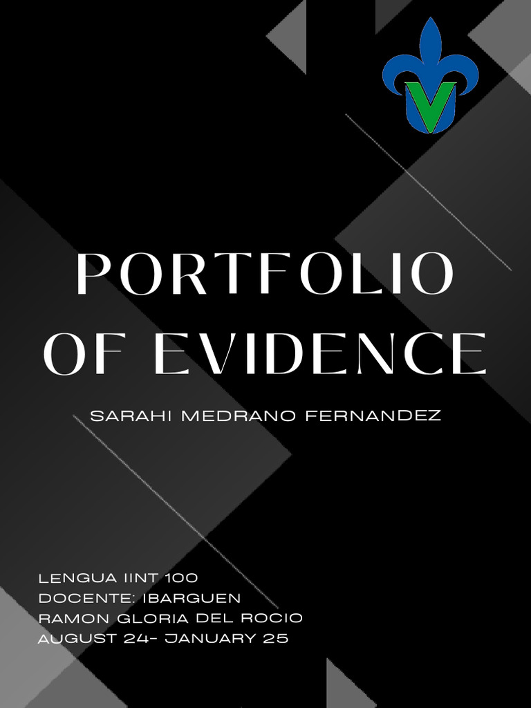 Portfolio of Evidence PDF | PDF