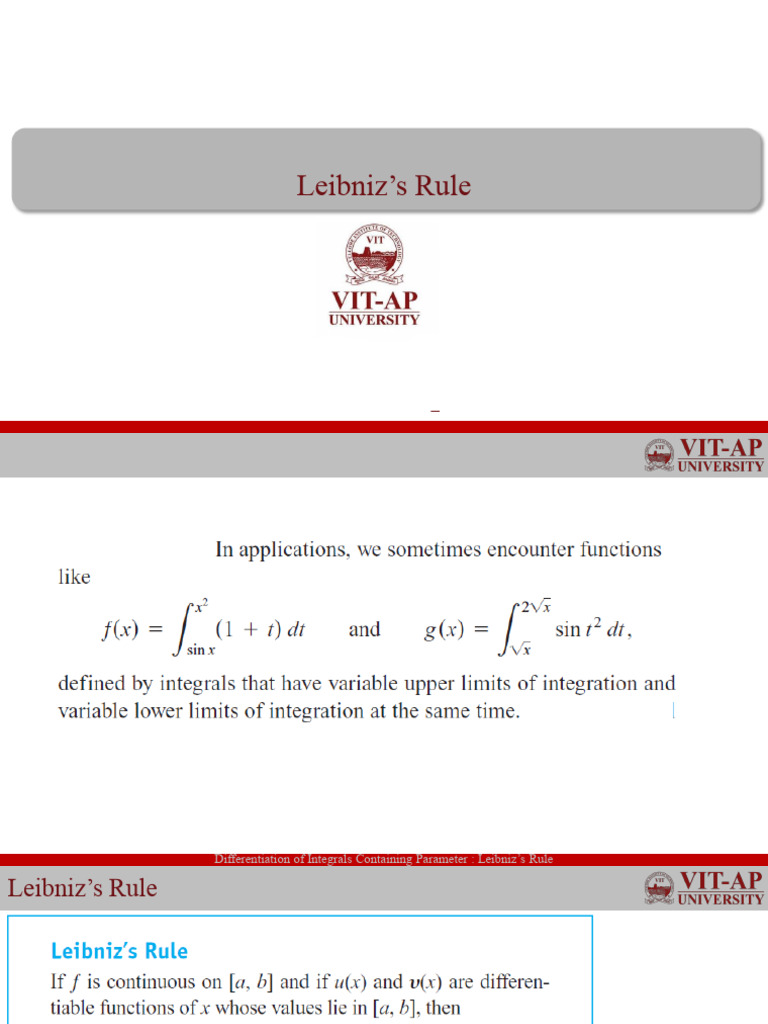Leibniz's Rule | PDF