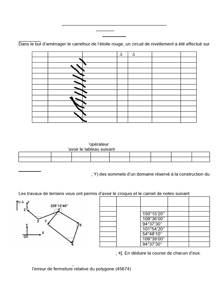 Topométrie à l'École Verechaguine | PDF | Polygone | Géométrie