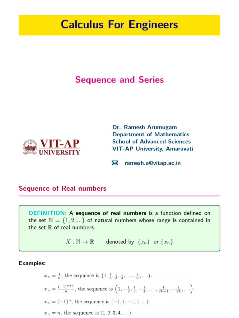 Mod1_lecture4 | PDF | Sequence | Inequality (Mathematics)