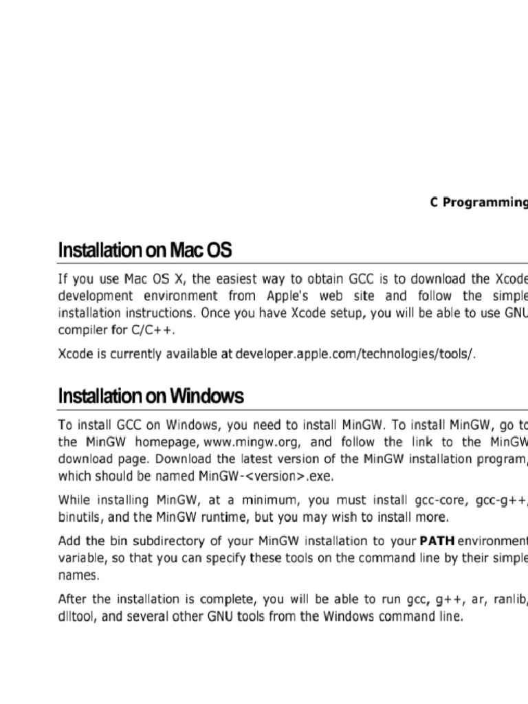 C Programming Environment Set Up | PDF