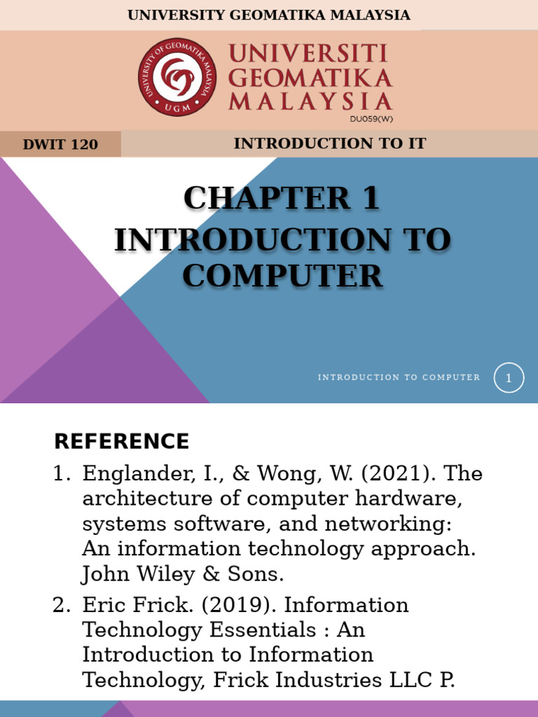 New Lecture 1-Introduction To Computer | PDF | Personal Computers | Computer Data Storage