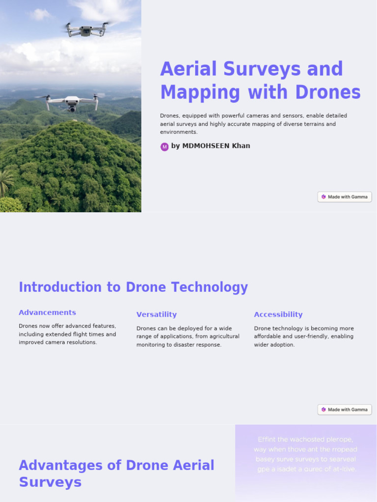 Aerial Surveys and Mapping With Drones (2) | PDF | Unmanned Aerial ...