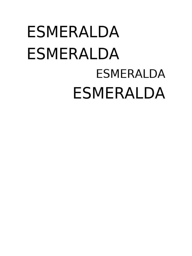 ESMERALDA | PDF