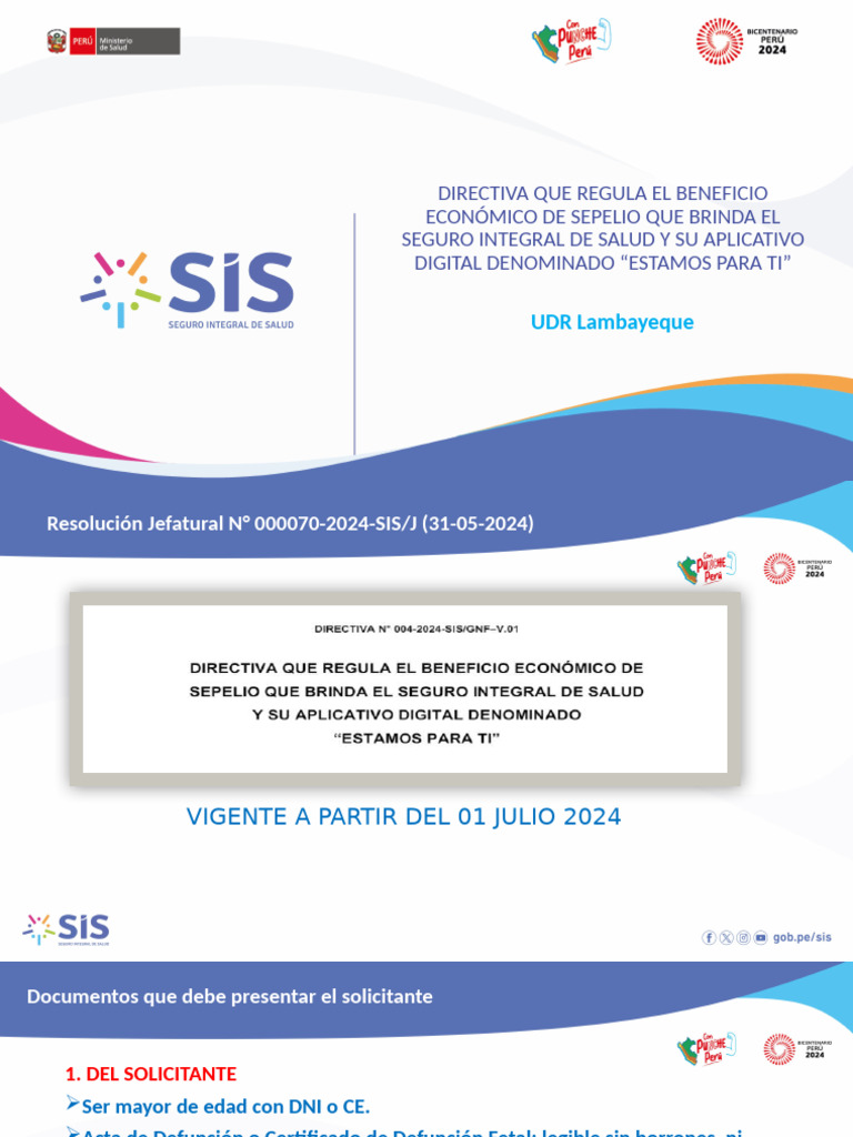 Resolucion Jefatural 070-2024-SIS BES | PDF | Documento de identidad