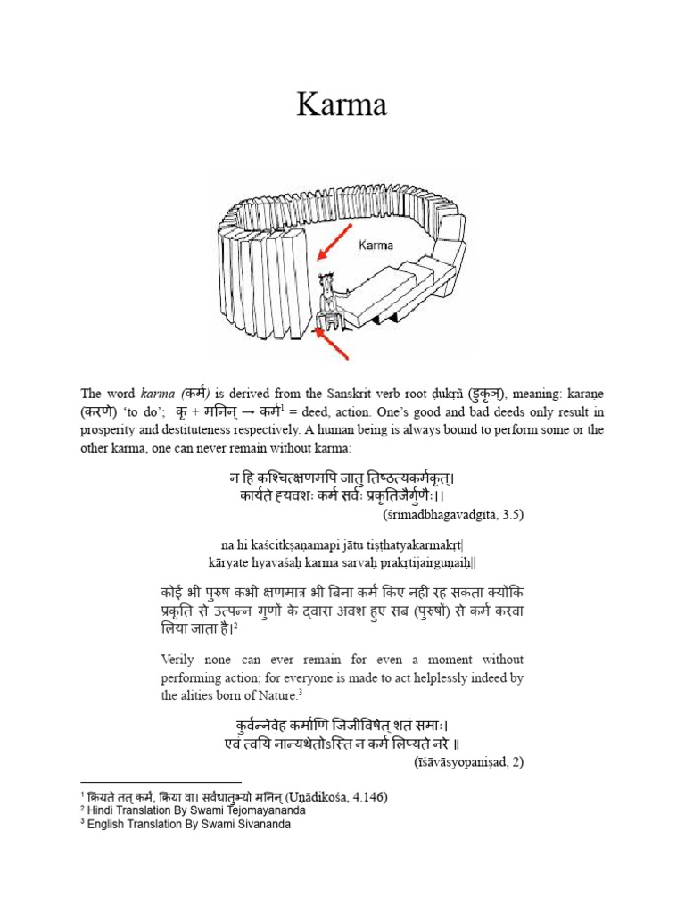Karma Karma - Phala Bhagya | PDF | Karma | Indian Philosophy