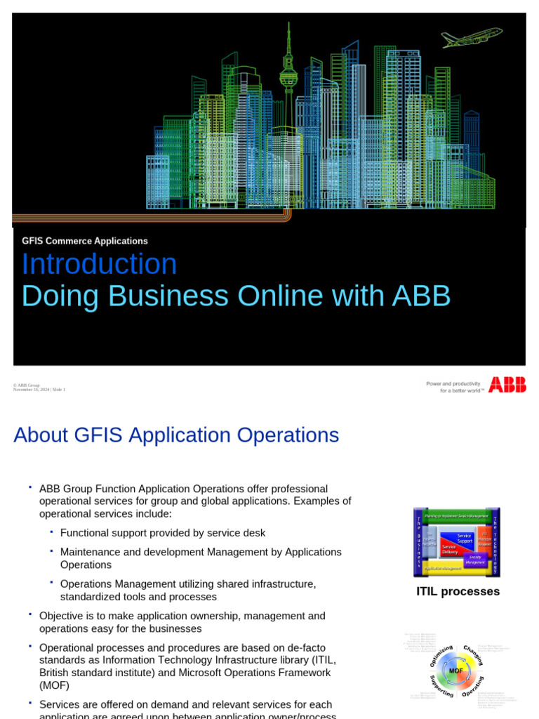 Intoduction - Doing Business Online With ABB | PDF | Enterprise ...