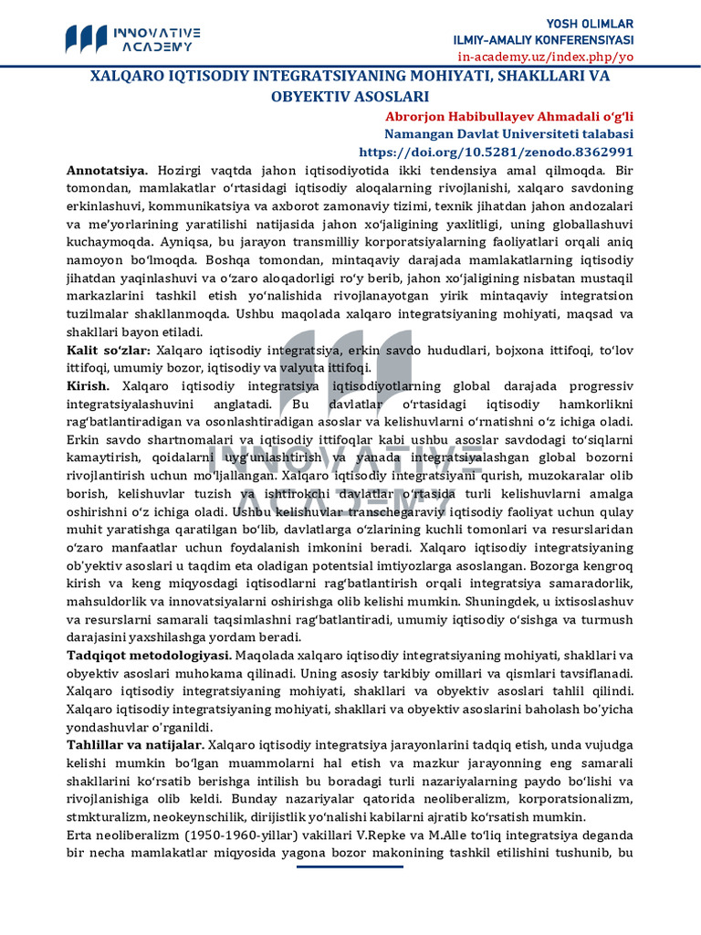 Yosh Olimlar 1042 | PDF