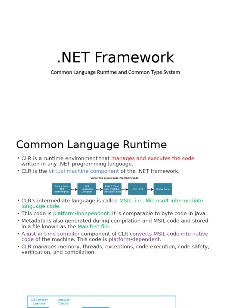 CLR CTS | PDF | Software | Computer Engineering