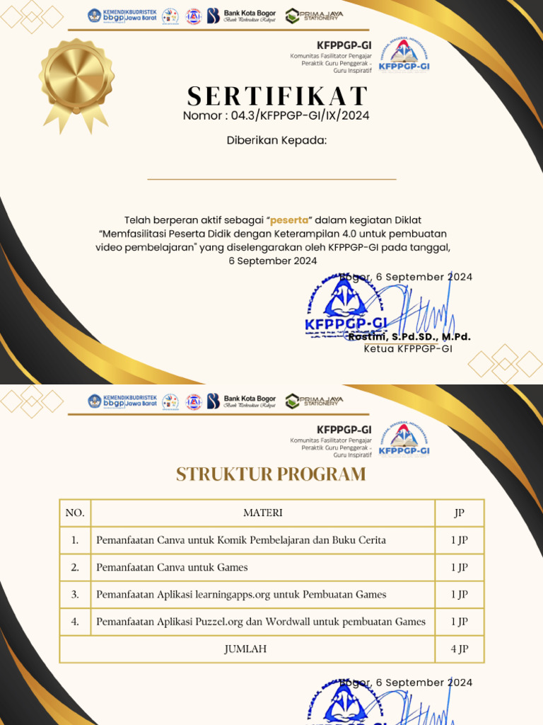 Made Partha Kesuma, S.pd-Certificate | PDF