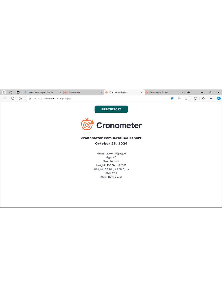 Cronometer | PDF
