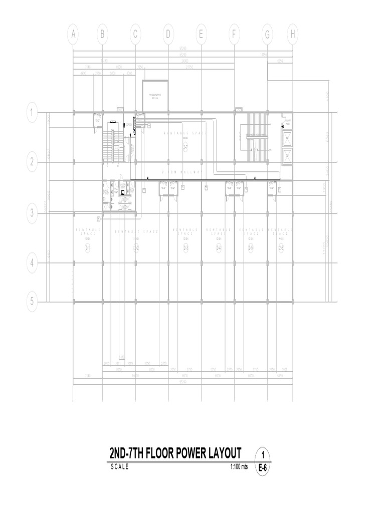 2nd - 7th Floor Power Layout | PDF