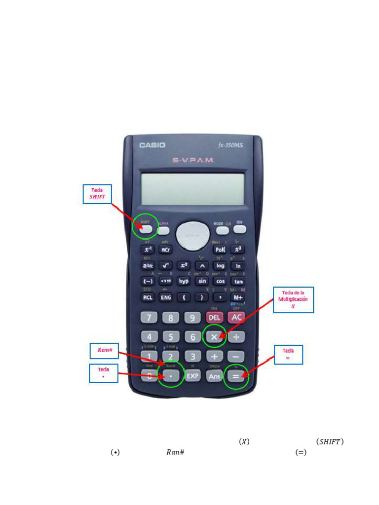 Uso de La Calculadora en Estadistica | PDF | Desviación Estándar | Diferencia