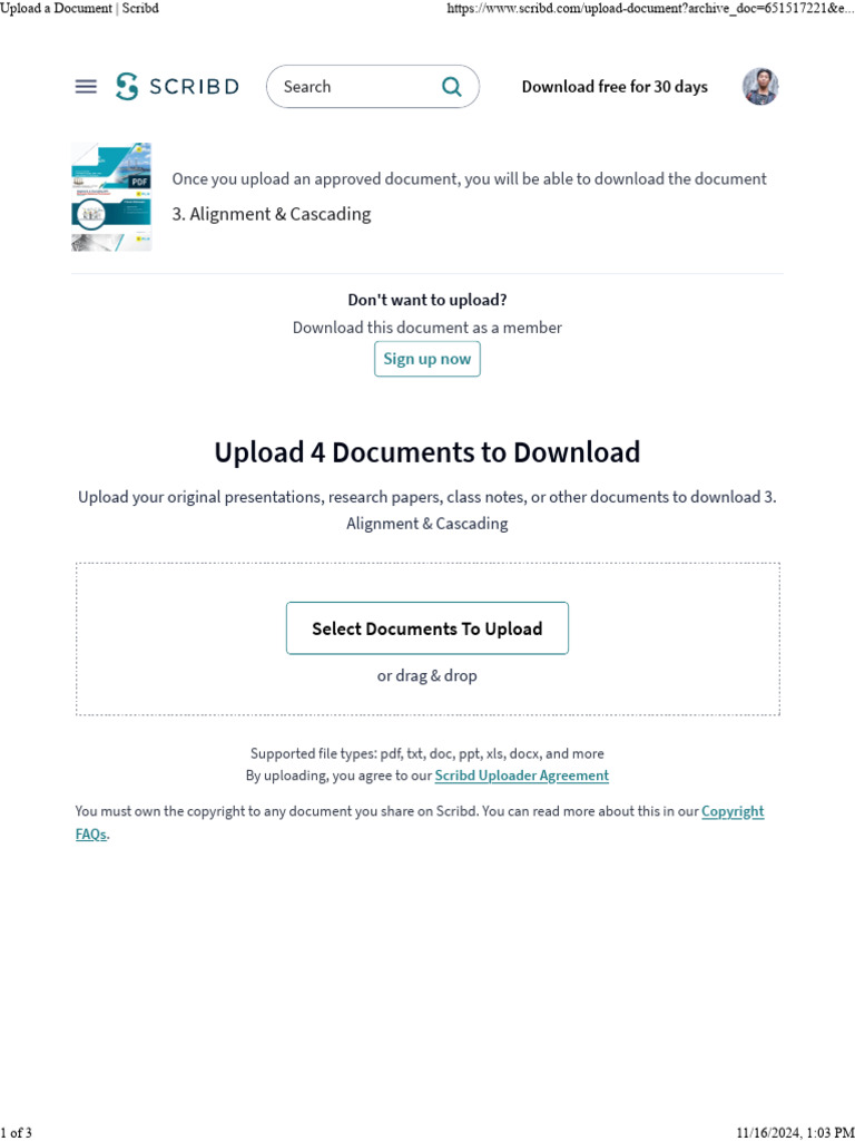 Upload A Document - Scribd | PDF | Scribd | Digital Technology