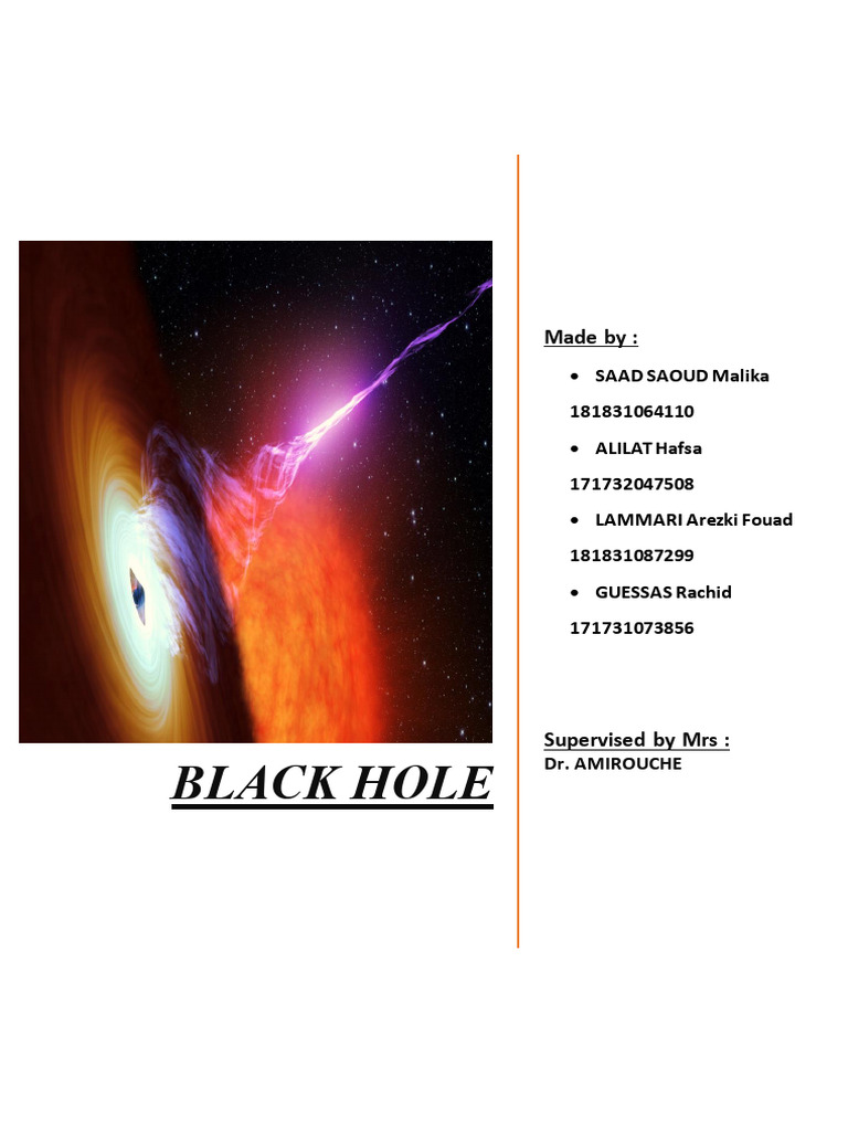 THE BLACK HOLE | PDF | Black Hole | Hawking Radiation
