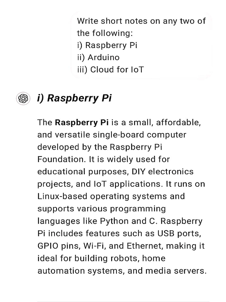 IOT Assignment 5 | PDF