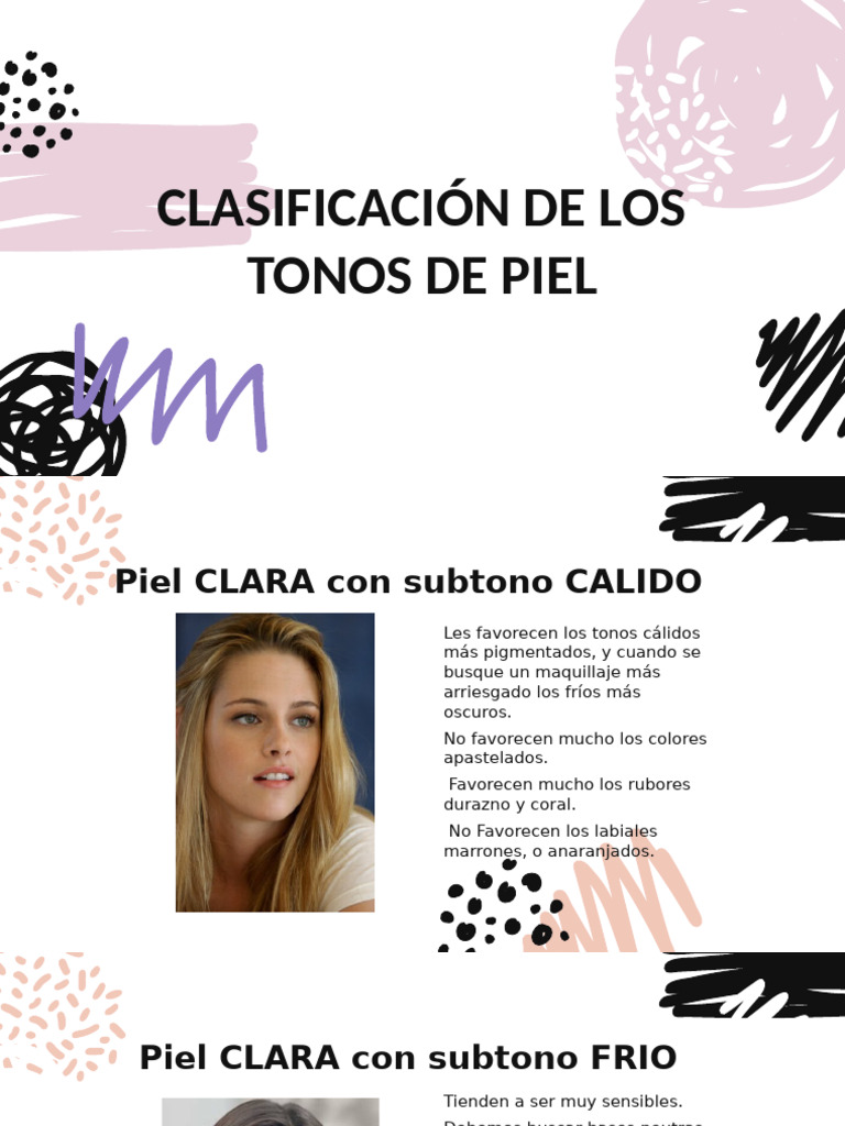 Tonos y Subtonos de Piel Morty | PDF | marrón | Color