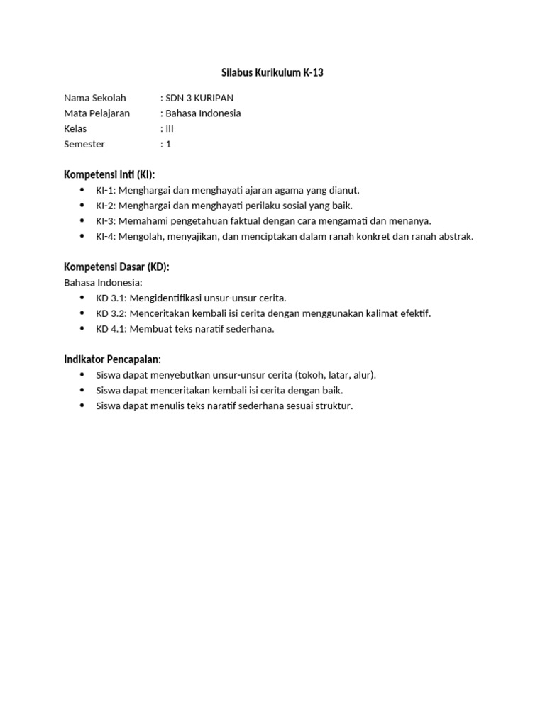 RPP Terpadu Kelas 3 SD | PDF | Fiksi Umum