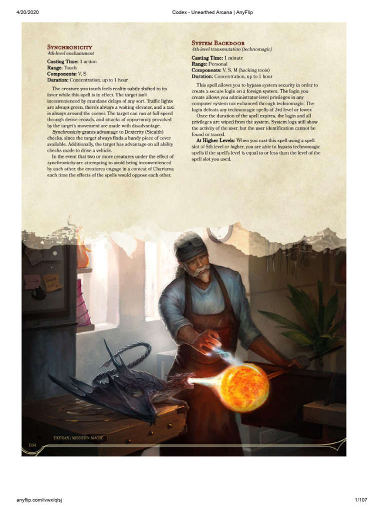 Codex - Unearthed Arcana - AnyFlip | PDF