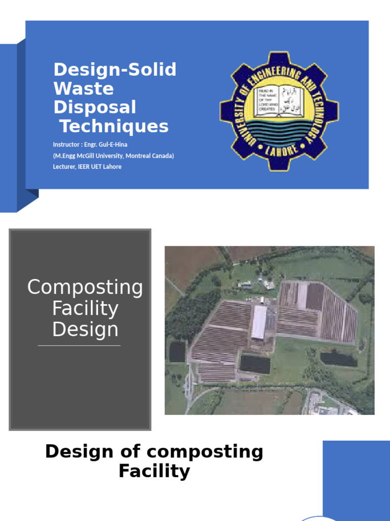 Compost Facility Design Guide | PDF | Compost | Municipal Solid Waste