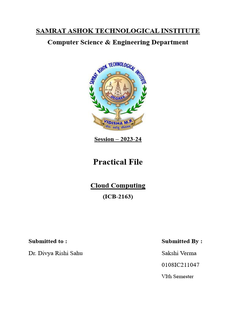 Cloud Computing Practical Guide | PDF | Virtual Machine | Cloud Computing
