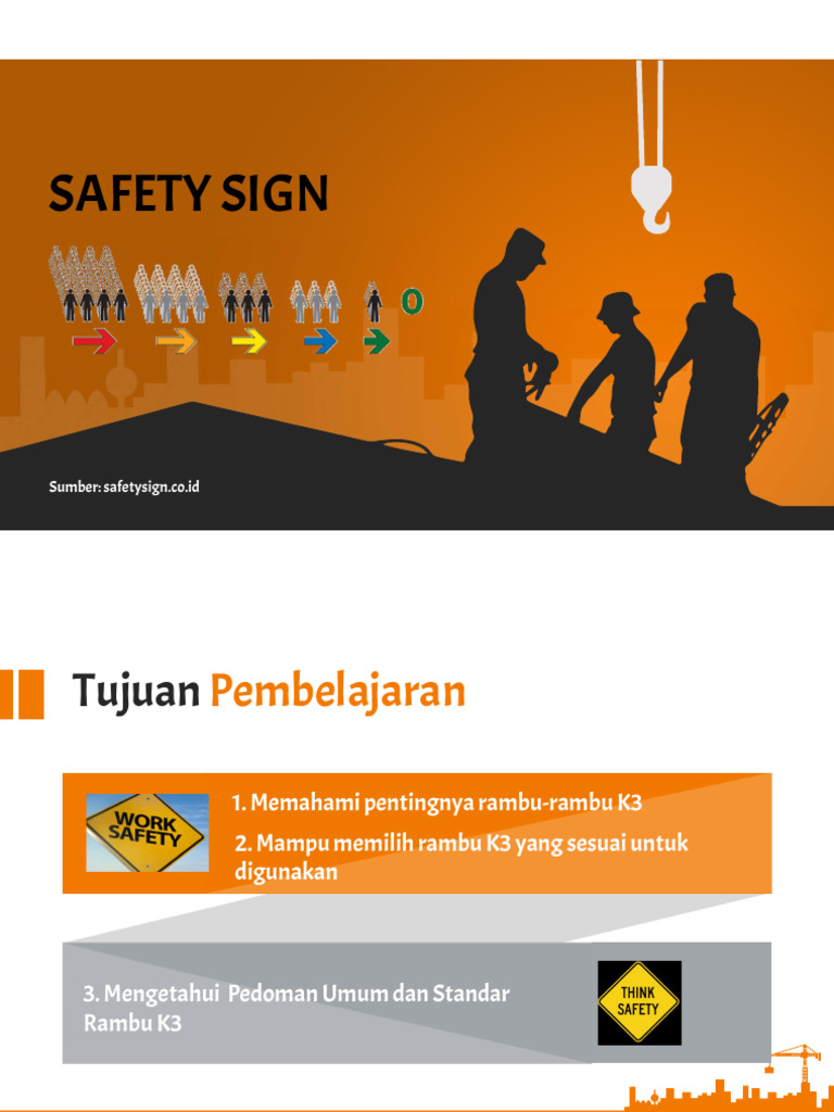 Panduan Rambu K3 untuk Keselamatan Kerja | PDF
