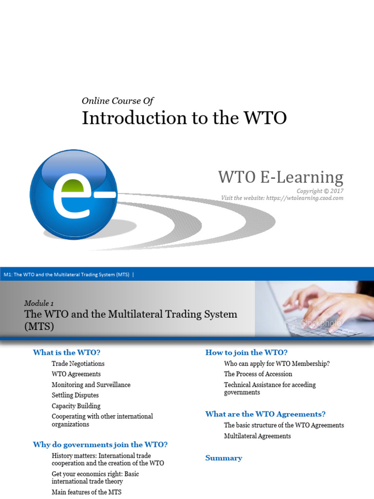 Introduction To The WTO | PDF | World Trade Organization | General ...