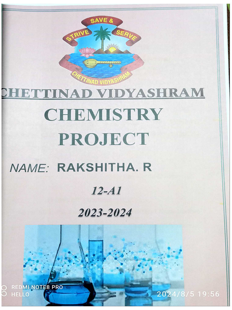 Sample Chem Project (Natural Indicators) | PDF