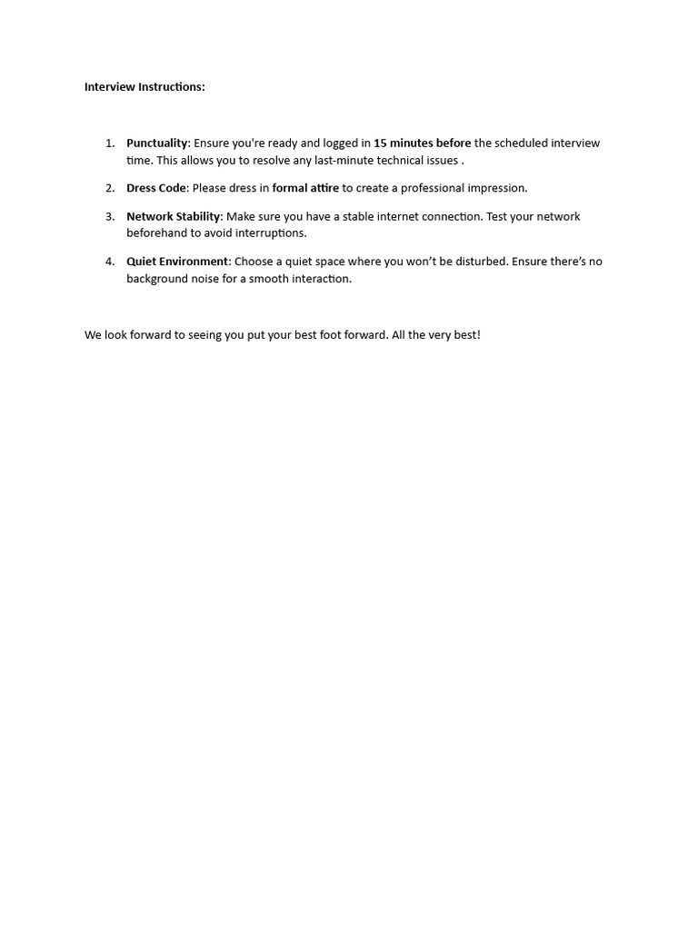 Virtual Interview Preparation Guide | PDF