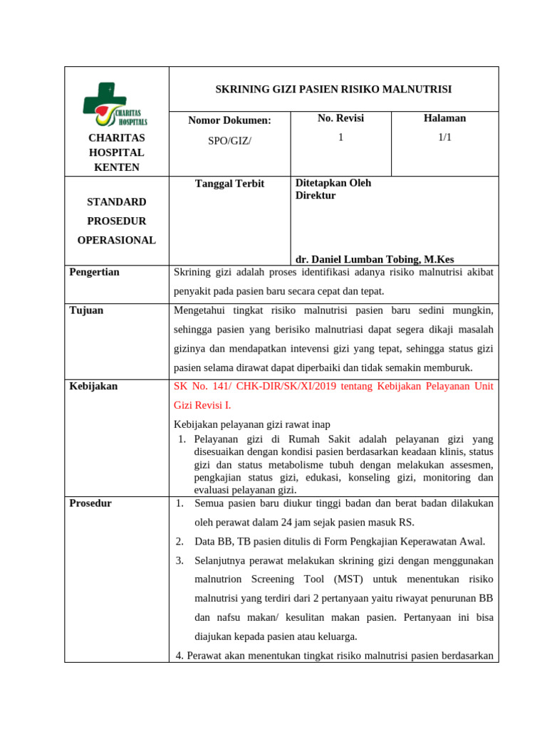 SPO Skring Gizi | PDF