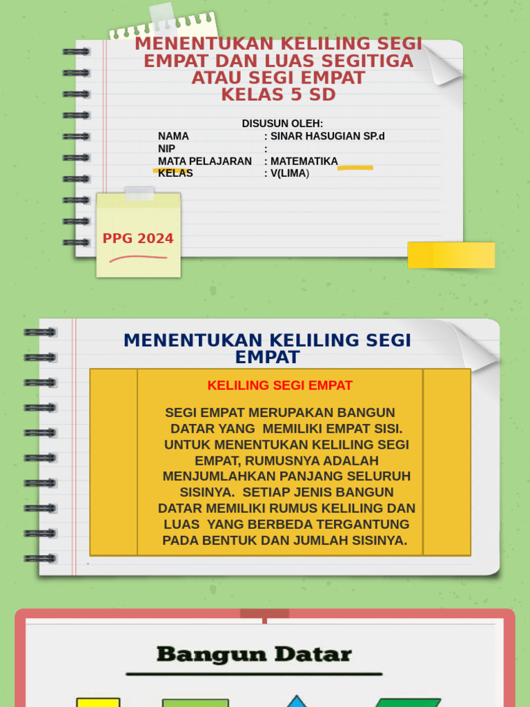 Modul Ajar Matematika Sinar PPG | PDF | Seni & Disiplin Bahasa