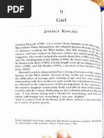 "Girl - by Jamaica Kincaid | PDF
