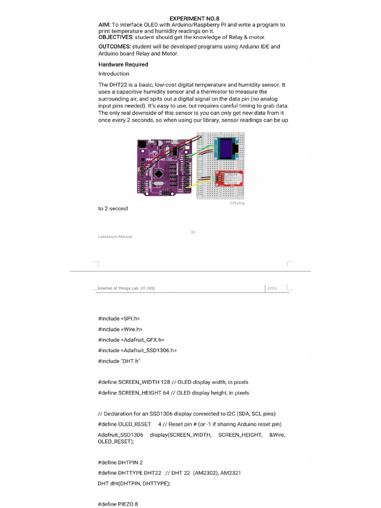 IOT Exp No.8 | PDF