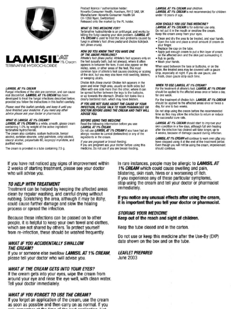 Lamisil | PDF