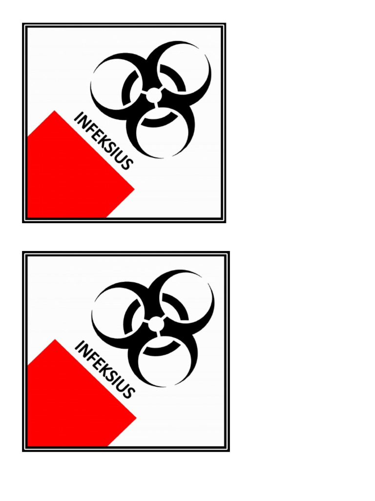 Logo Sampah Infeksius | PDF