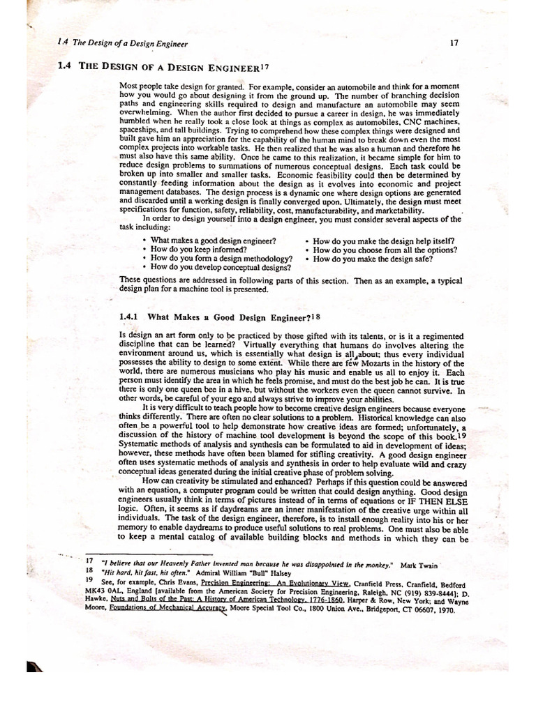 Design of Design Engineer | PDF