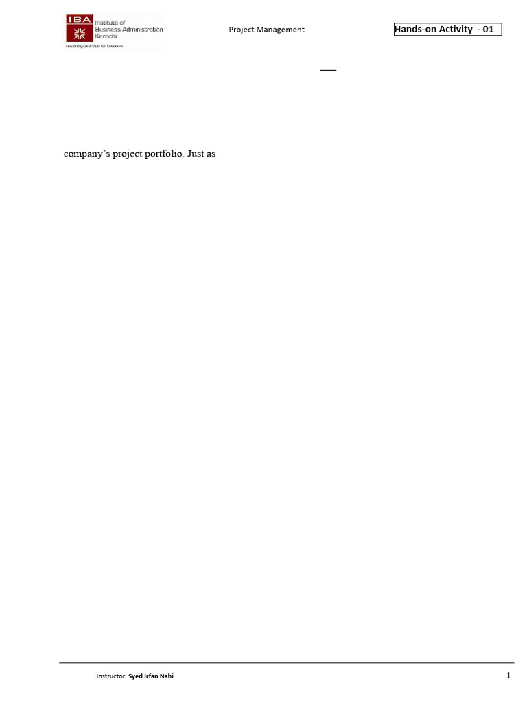 Activity 01 Financial Returns | PDF | Net Present Value | Financial ...