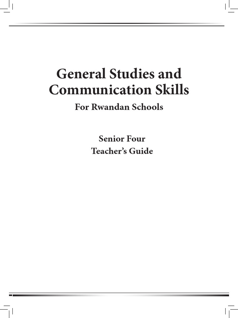 S4 - GSCS - Teacher Guide | PDF | Learning | Teachers